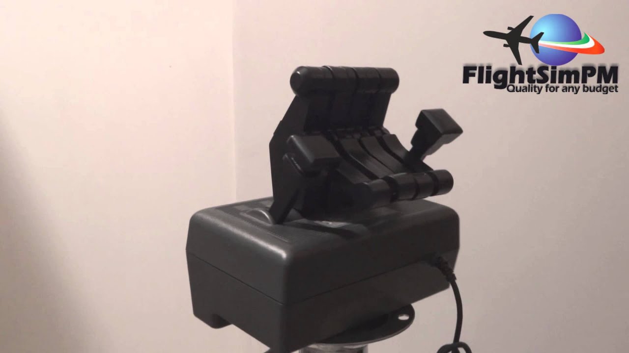 Saitek & CH throttle A340 and A380 handles - YouTube