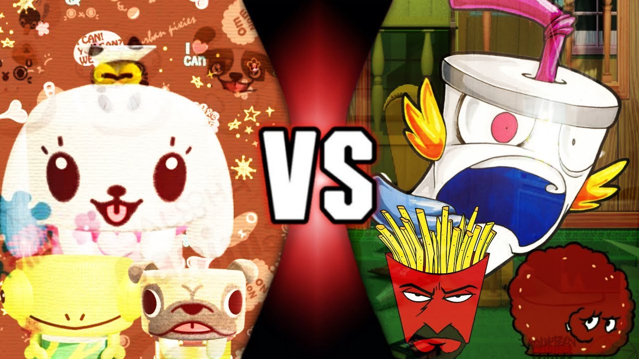 Mimi, Leon & Uly VS Master Shake, Frylock & Meatwad (Canimals/ATHF) Fan ...