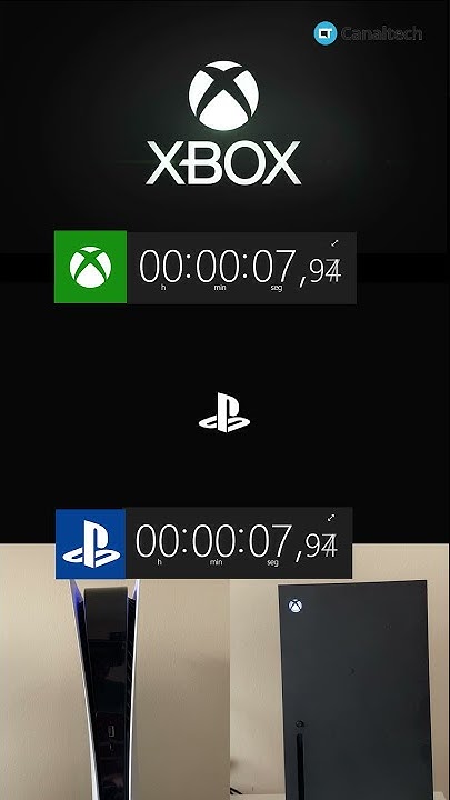 Comparativo de minuto: PS5 vs XSX qual liga primeiro? #shorts - YouTube