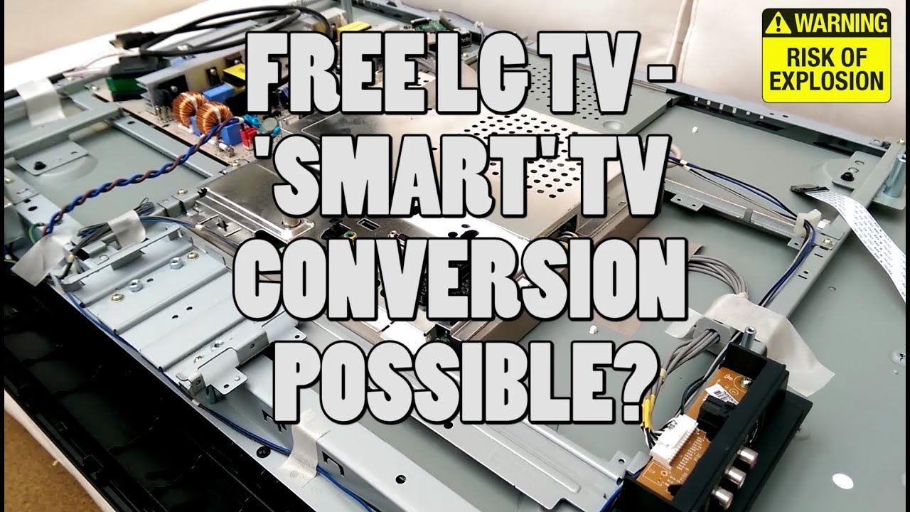 PART 2: LG LCD TV and Smart TV [Raspberry Pi] conversion - YouTube