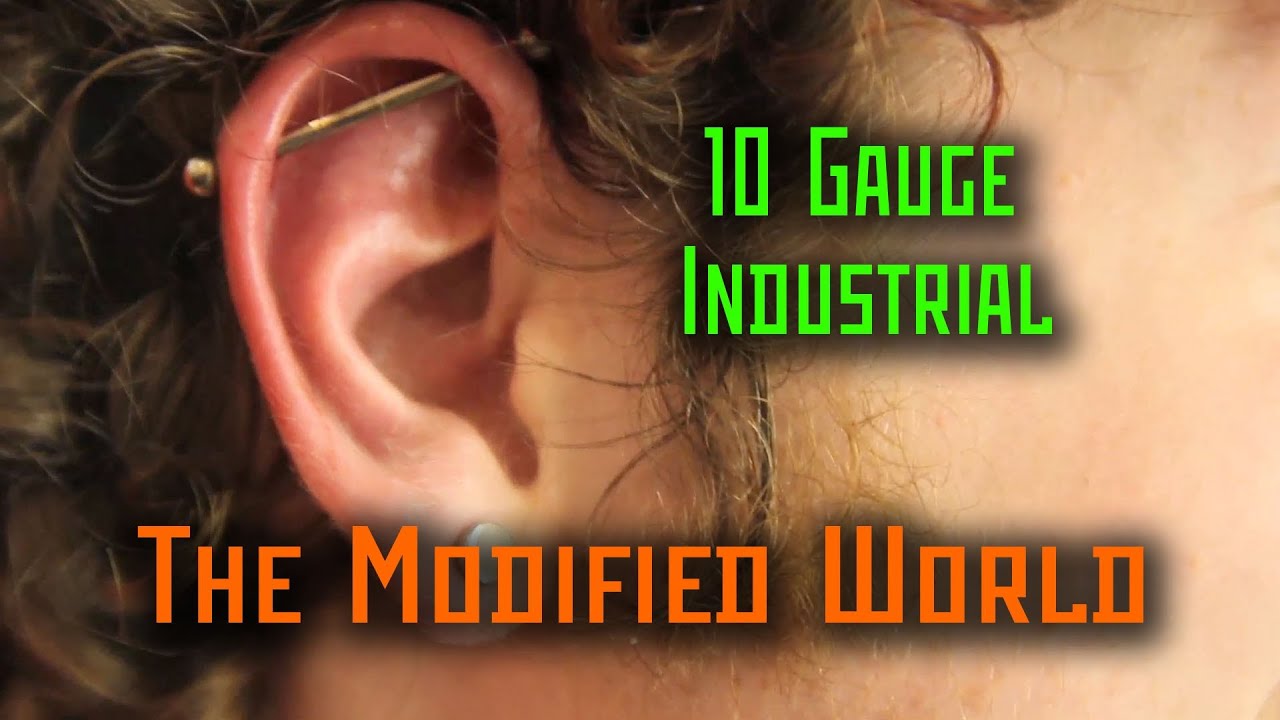 10 Gauge Dermal Punch Industrial- THE MODIFIED WORLD - YouTube