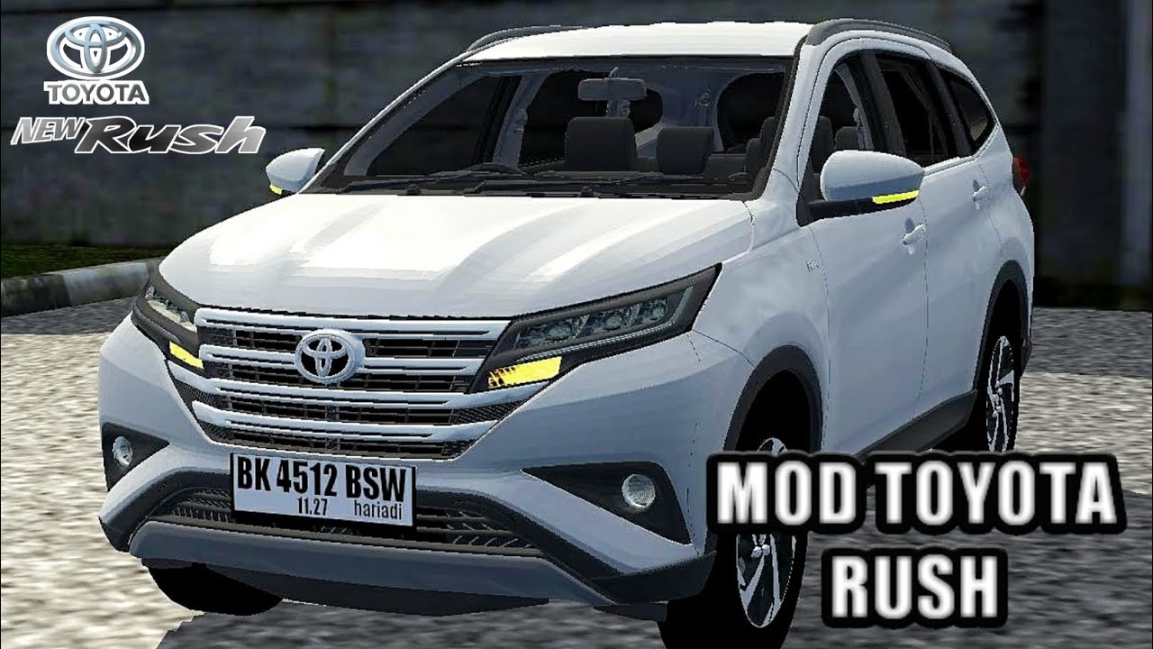 MOD BUSSID TOYOTA RUSH | SHARE LIVERY POLOS | MOD BY NANONANO ID - YouTube