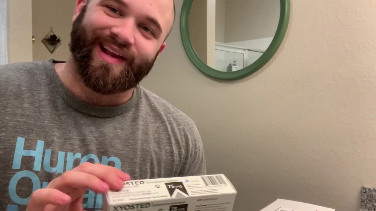 Actual Injection of Auto Injector Testosterone - YouTube