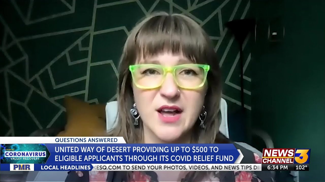 Kristen Dolan of the United Way of the Desert discusses COVID relief ...