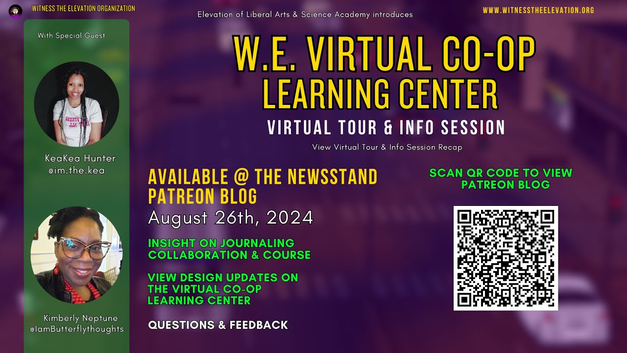 W.E. Virtual Co-op Learning Center Tour & Info Session - YouTube