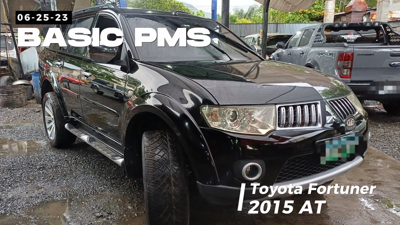 TOYOTA FORTUNER 2015 AT BASIC PMS by MG Autoworx - YouTube