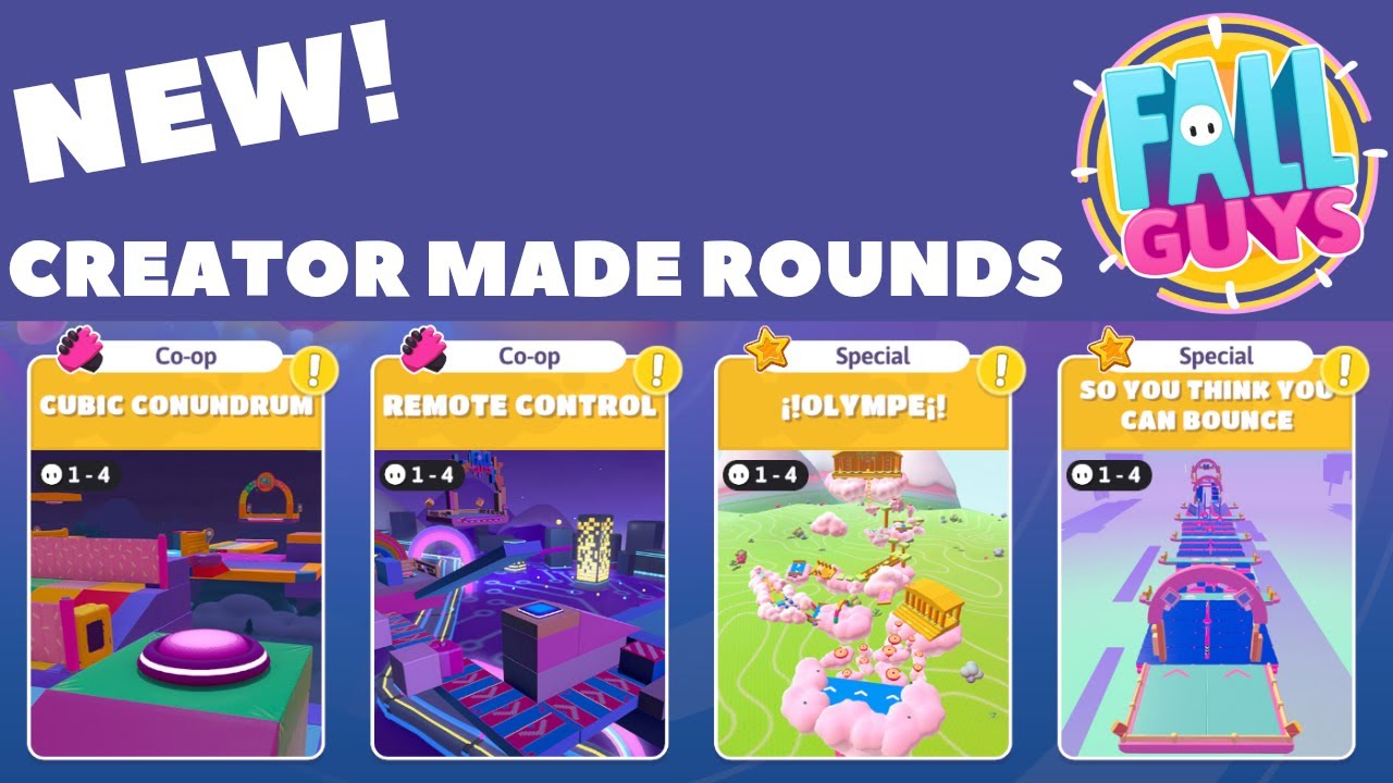 New Creator made Rounds!(Fall Force Update) - FALL GUYS - YouTube
