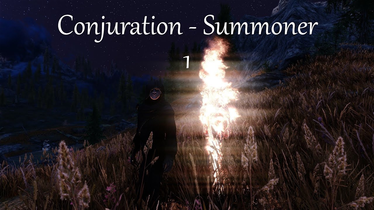 Skyrim - Conjuration - Summoner (Ordinator Exploration) - 1 - YouTube