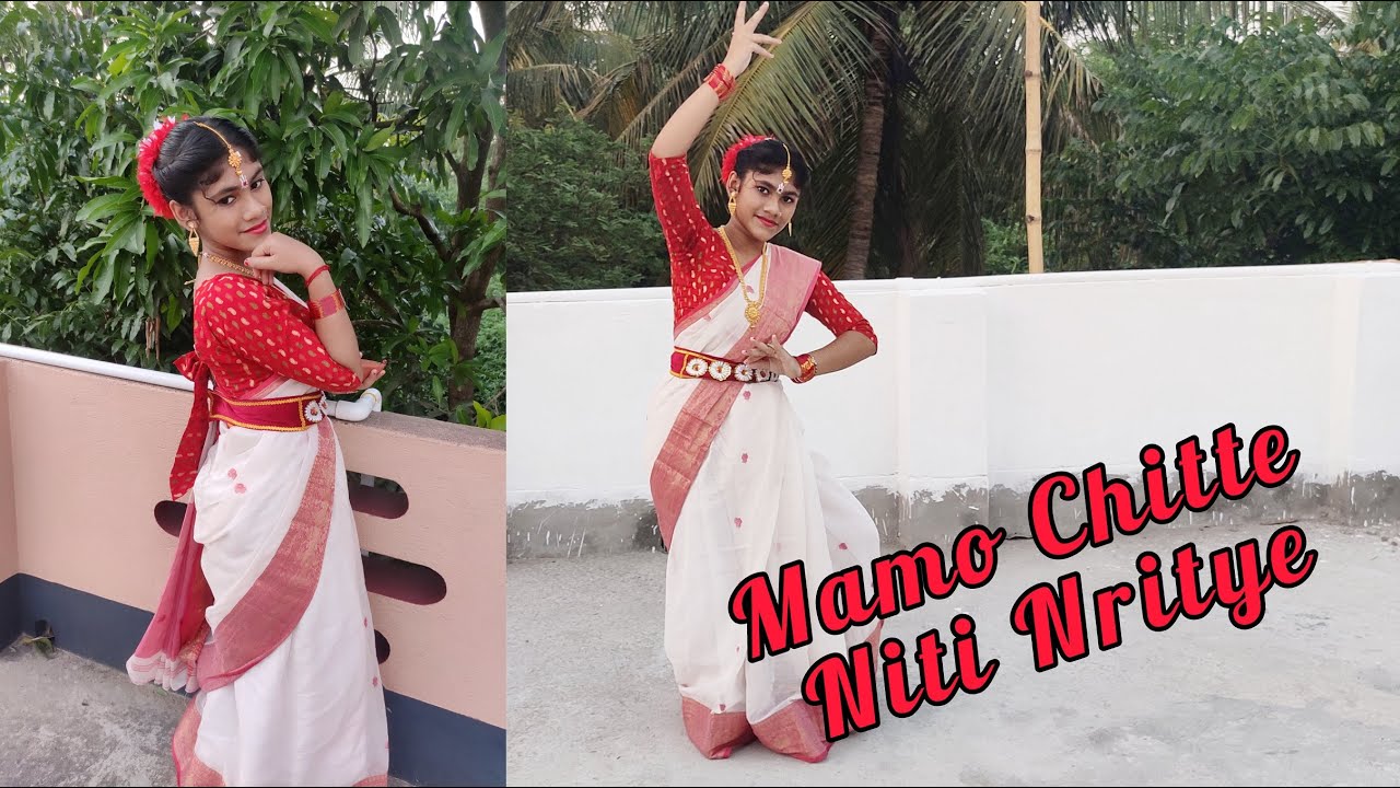 Mamo Chitte Niti Nritye || Rabindranath Tagore || Lopamudra Mitra ...