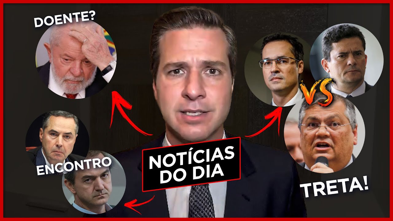 LULA DOENTE? MORO & DELTAN vs DINO! | Notícias diárias com Beraldo ...