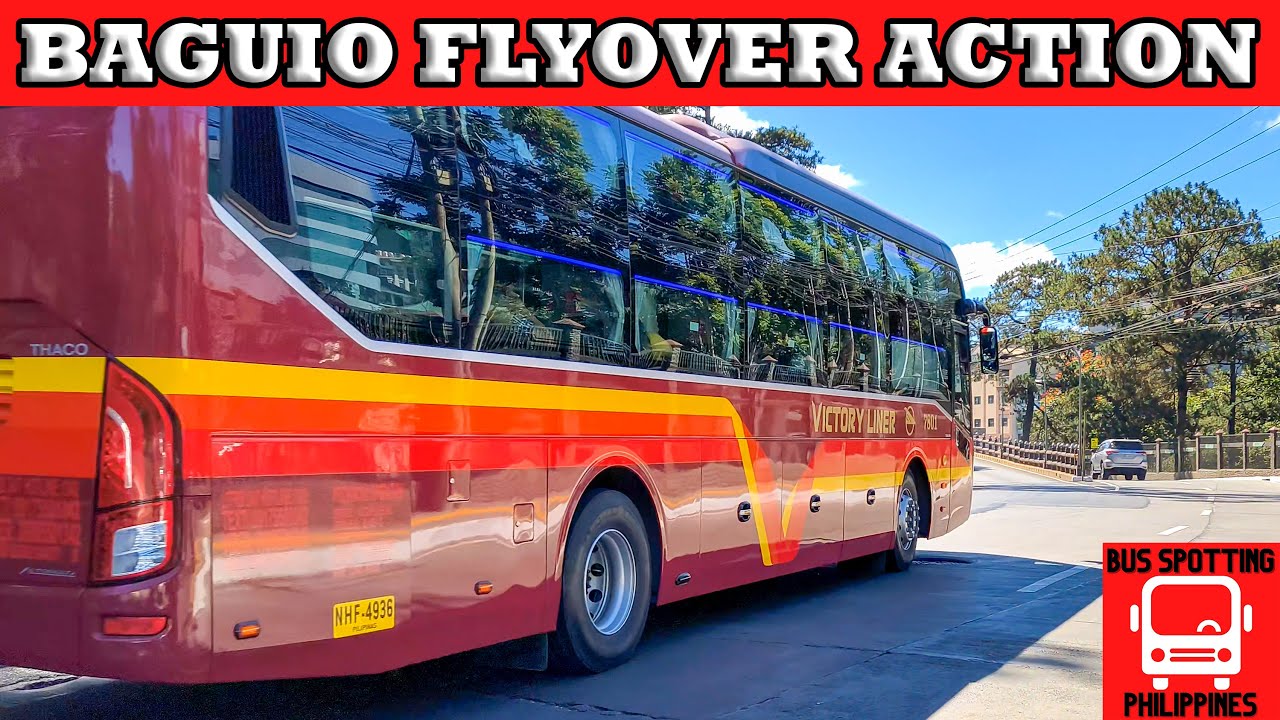 BAGUIO FLYOVER BUS ACTION | Governor Pack Road - YouTube