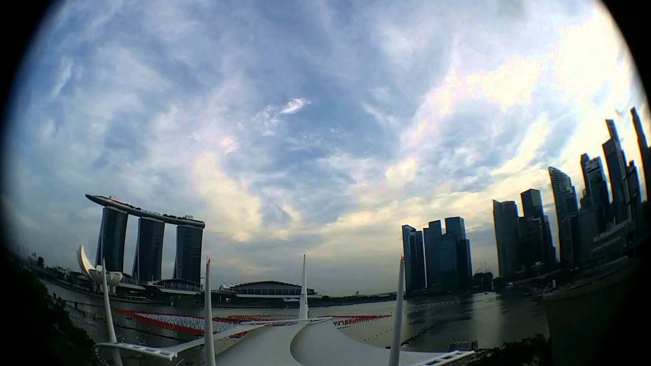 Esplanade rooftop timelapse - YouTube