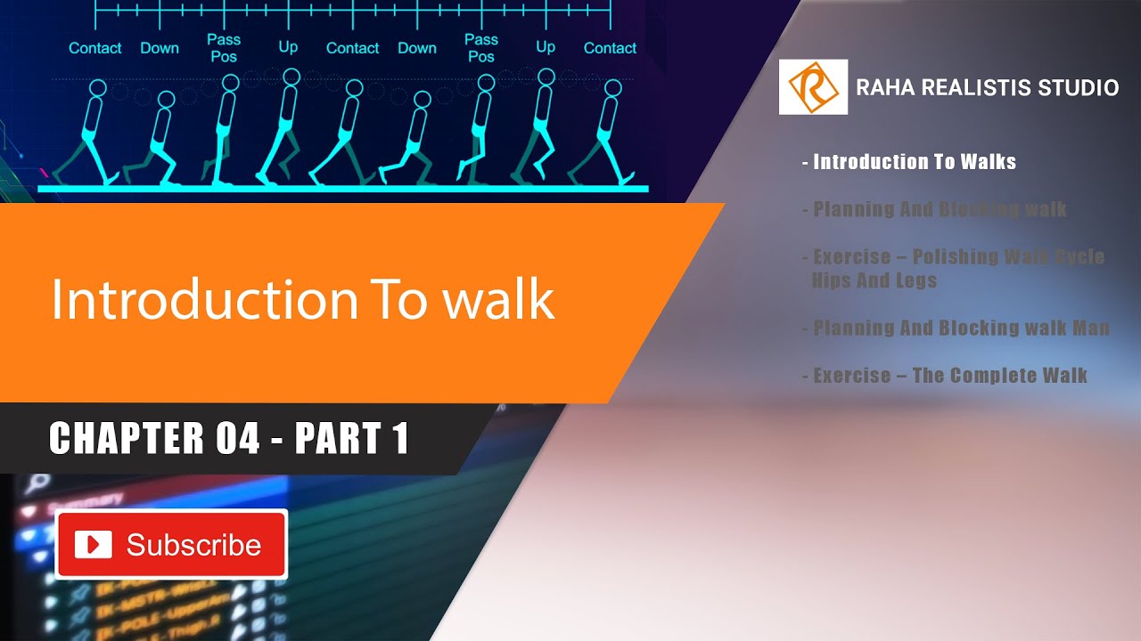 01.Introduction walk cycles | Chapter 04 _ part01 - YouTube
