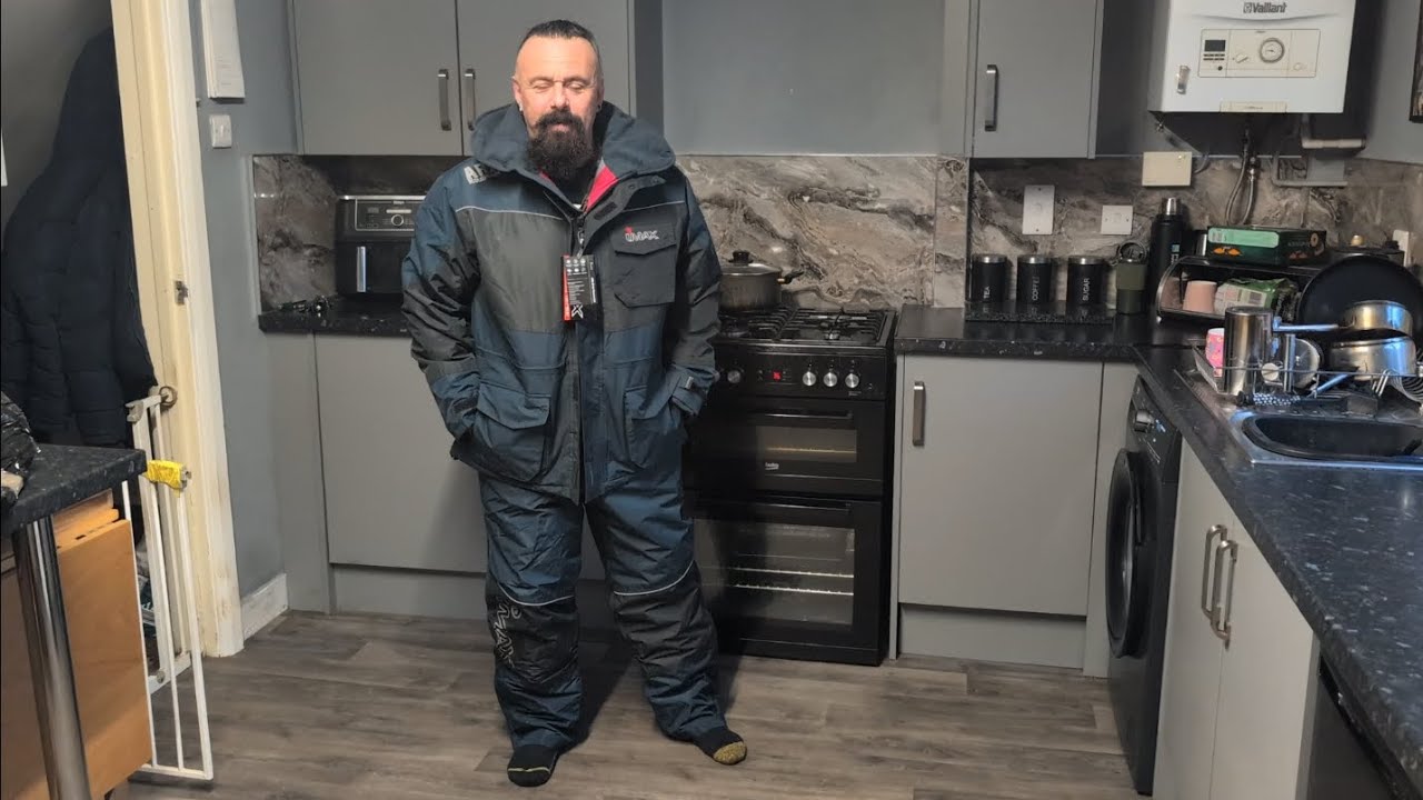 Imax ARX -20 ice Thermo Sea Fishing Suit.. - YouTube