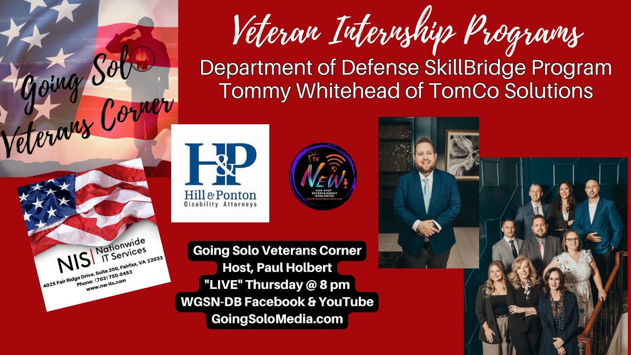Veteran Internship Programs with Guest, Tommy Whitehead - YouTube