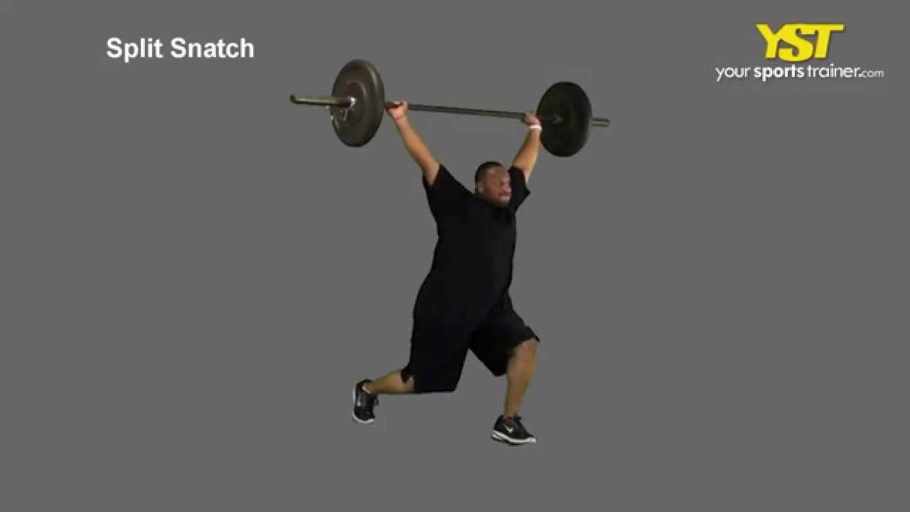 Split Snatch Barbell - YouTube