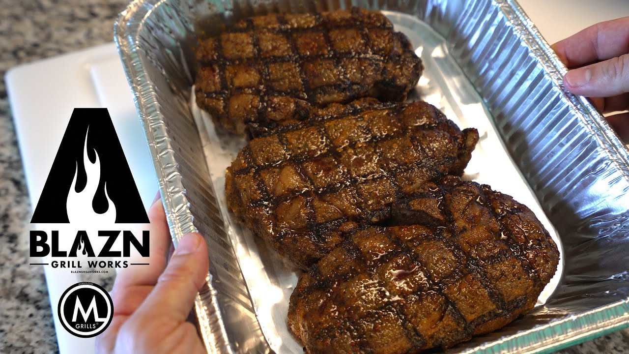 Grilling the PERFECT STEAK on your BLAZN Pellet Grill - YouTube