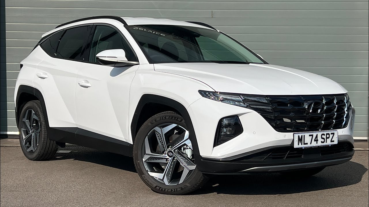 2024 Hyundai Tucson Premium Hybrid in Atlas White MY23 - YouTube