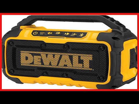 Great product -  DEWALT 20V MAX* Bluetooth Speaker for Jobsite, Tool Only (DCR010)