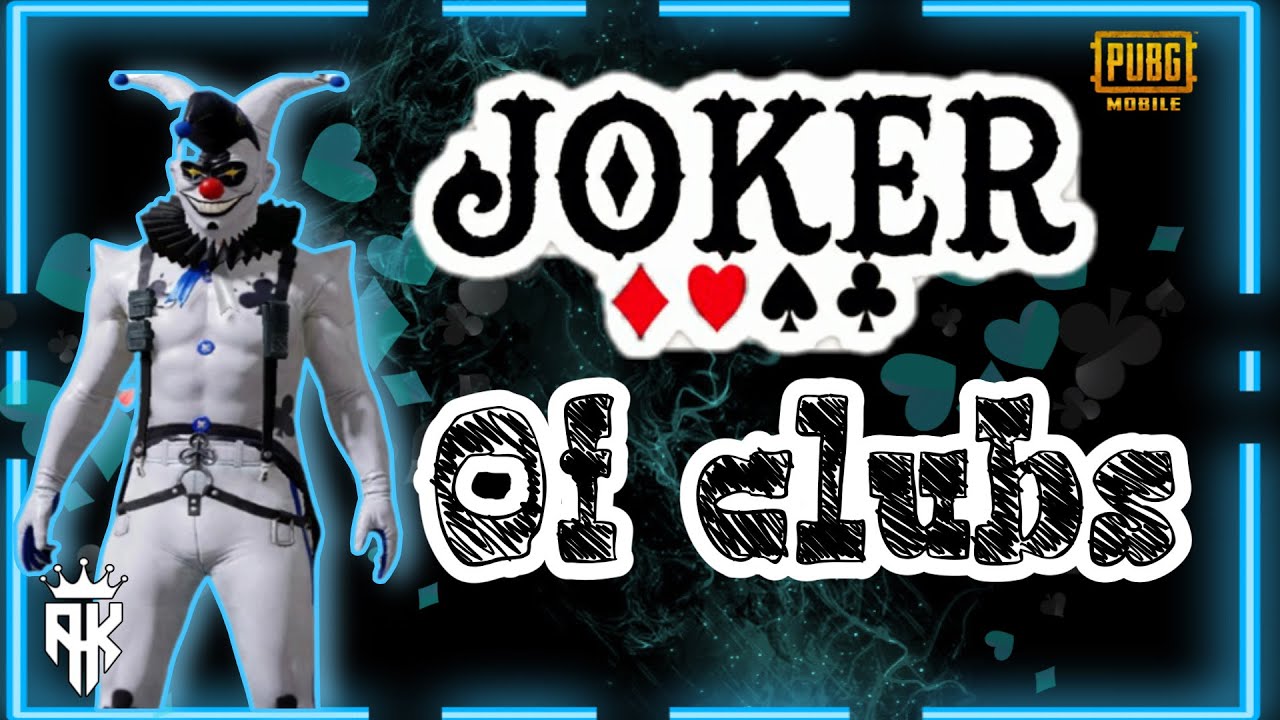 Why i don’t post much this days ??🤔 | Joker of clubs set🃏 | Pubg mobile ...