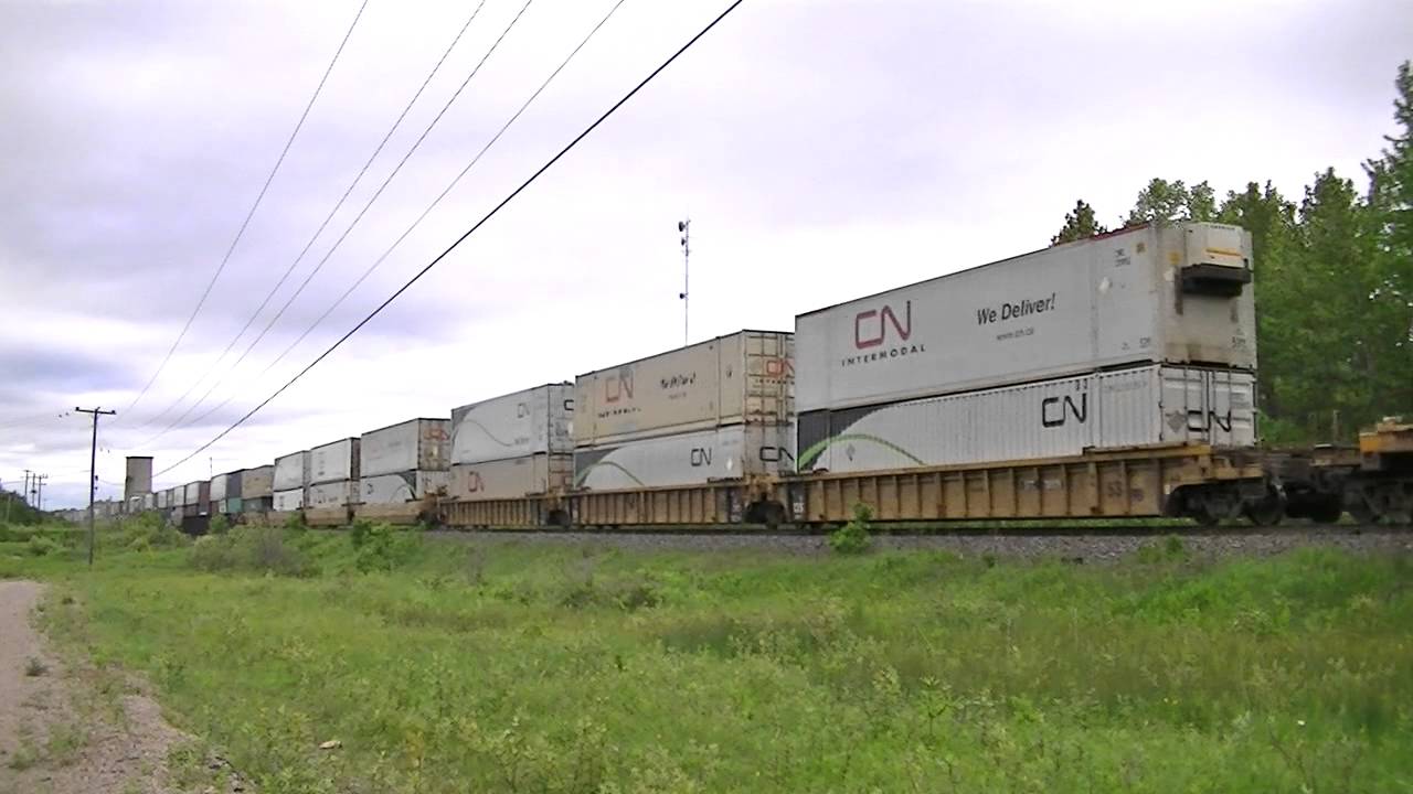 CN Q11531 17 - CN 2401 W @ Foleyet, ON - YouTube