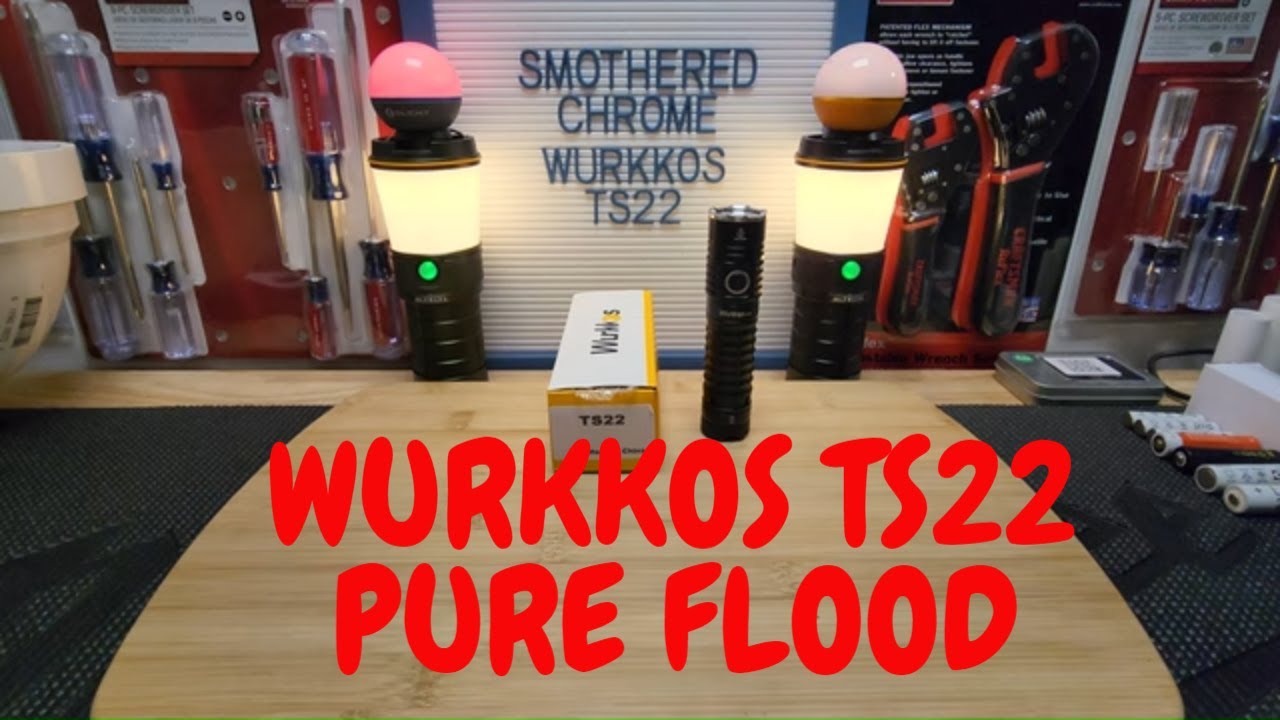 WURKKOS TS22 NEW RELEASE XHP70.2 4500LM OF PURE FLOOD - YouTube