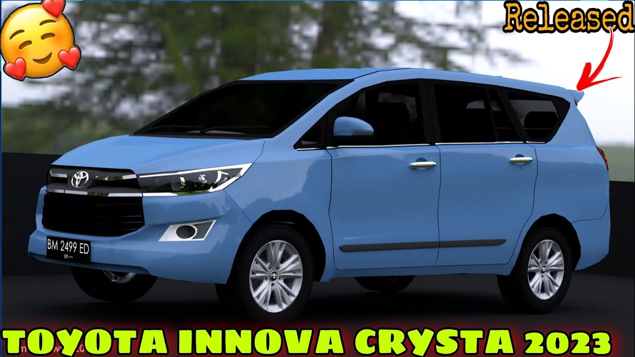 ️New Toyota Innova Crysta 2023 Car Mod Released for Bussid 🔥|Full ...