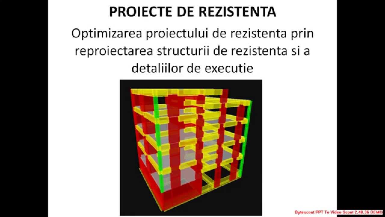 Proiect Structura de Rezistenta - www.ArhiProPub.ro - YouTube