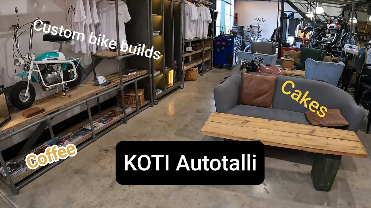 ComeJoinMeOn: A coffee stop at KOTI Autotalli #motorbikes #cafe #KOTI ...
