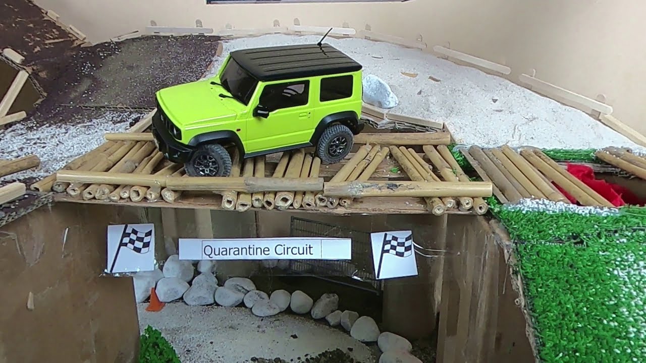 RC Track For Mini Scaler 4x4 Mini jeep Track Levels Circuit Mini Jeep ...