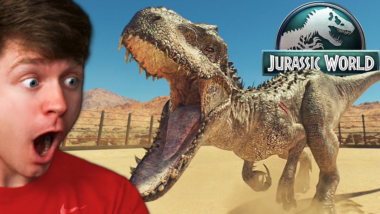 HYPER REALISTIC INDOMINUS REX in JURASSIC WORLD EVOLUTION 3!? - YouTube