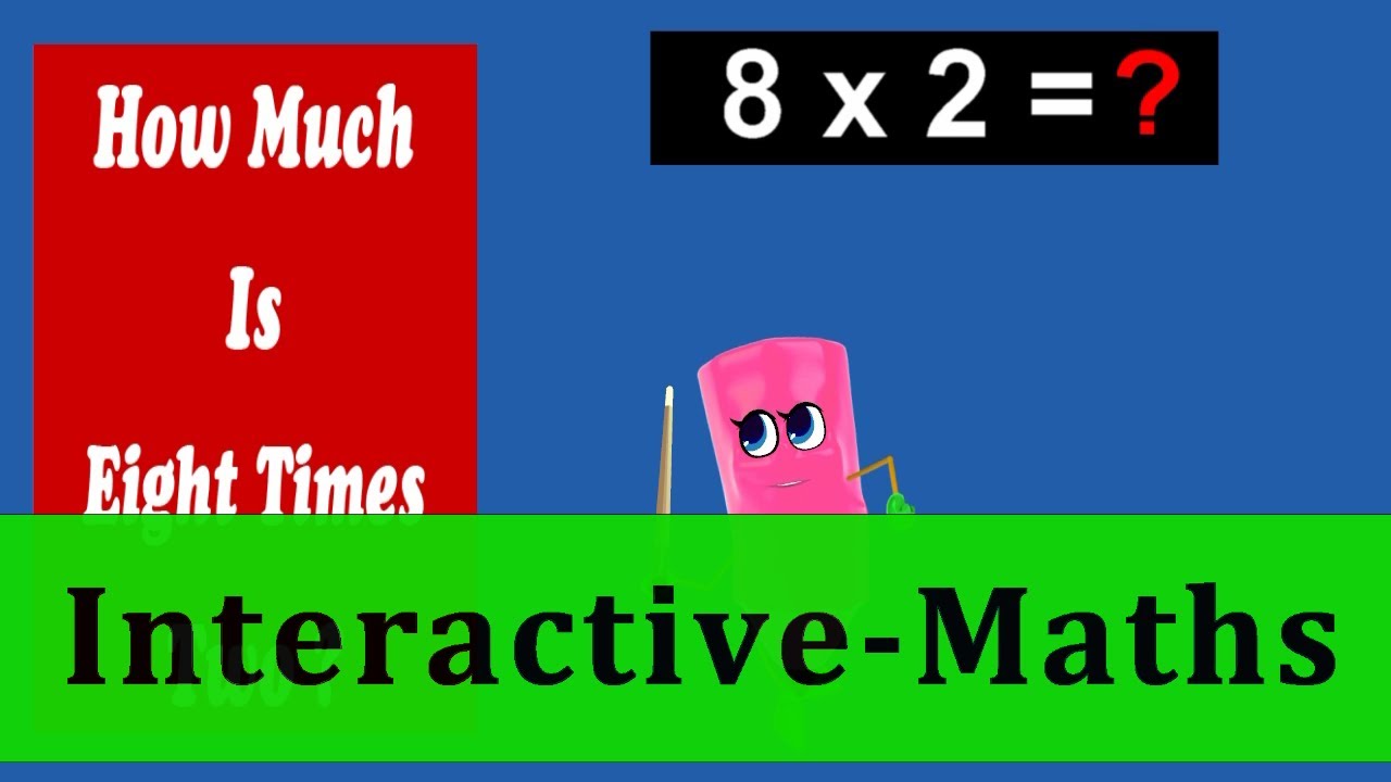 Interactive Maths | 8 Times Table Quiz - 1 To 5 | Tutorial - YouTube