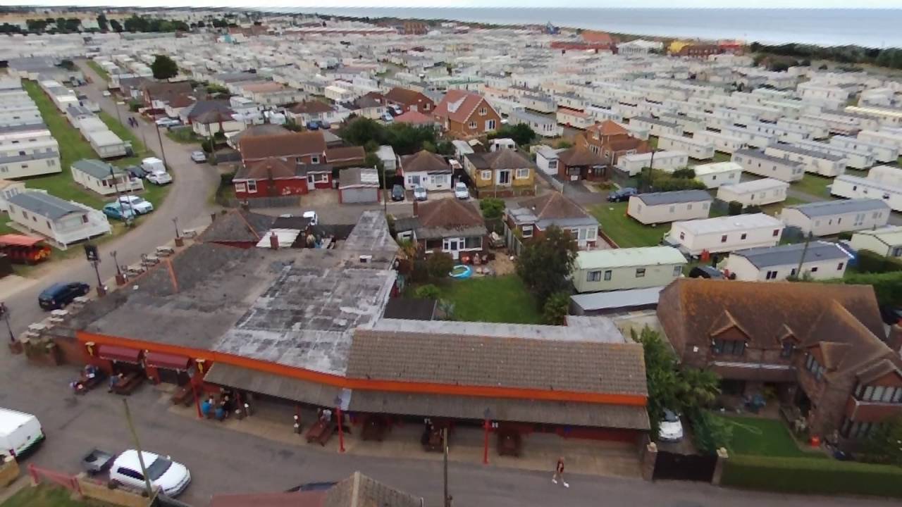 Golden beach ingoldmells drone footage - YouTube