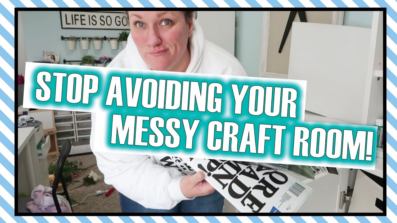 Clean With Me Craft Room | Tidy With Heidi Cleaning Hacks - YouTube