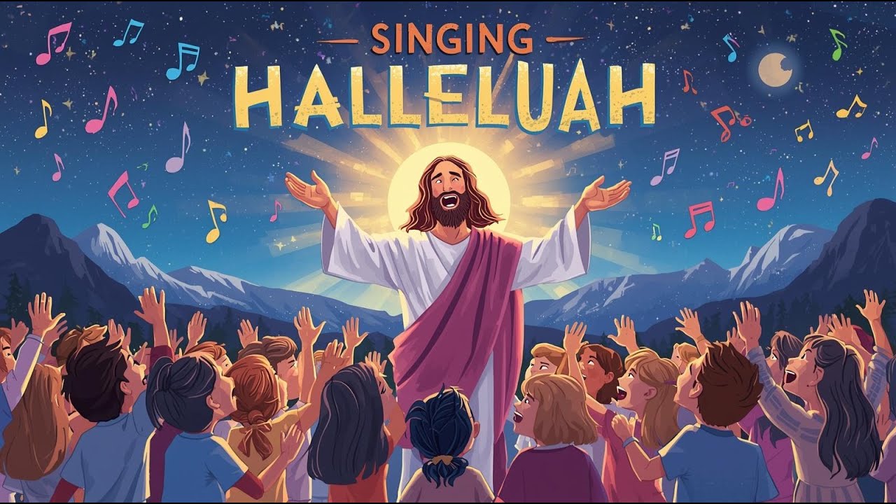 Singing Hallelujah | Bible Song for Children | Christian Kids Songs ...