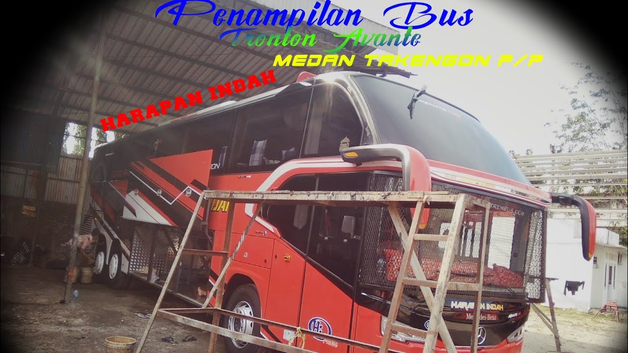 PENAMPILAN BUS TRONTON AVANTE H9 HARAPAN INDAH - YouTube