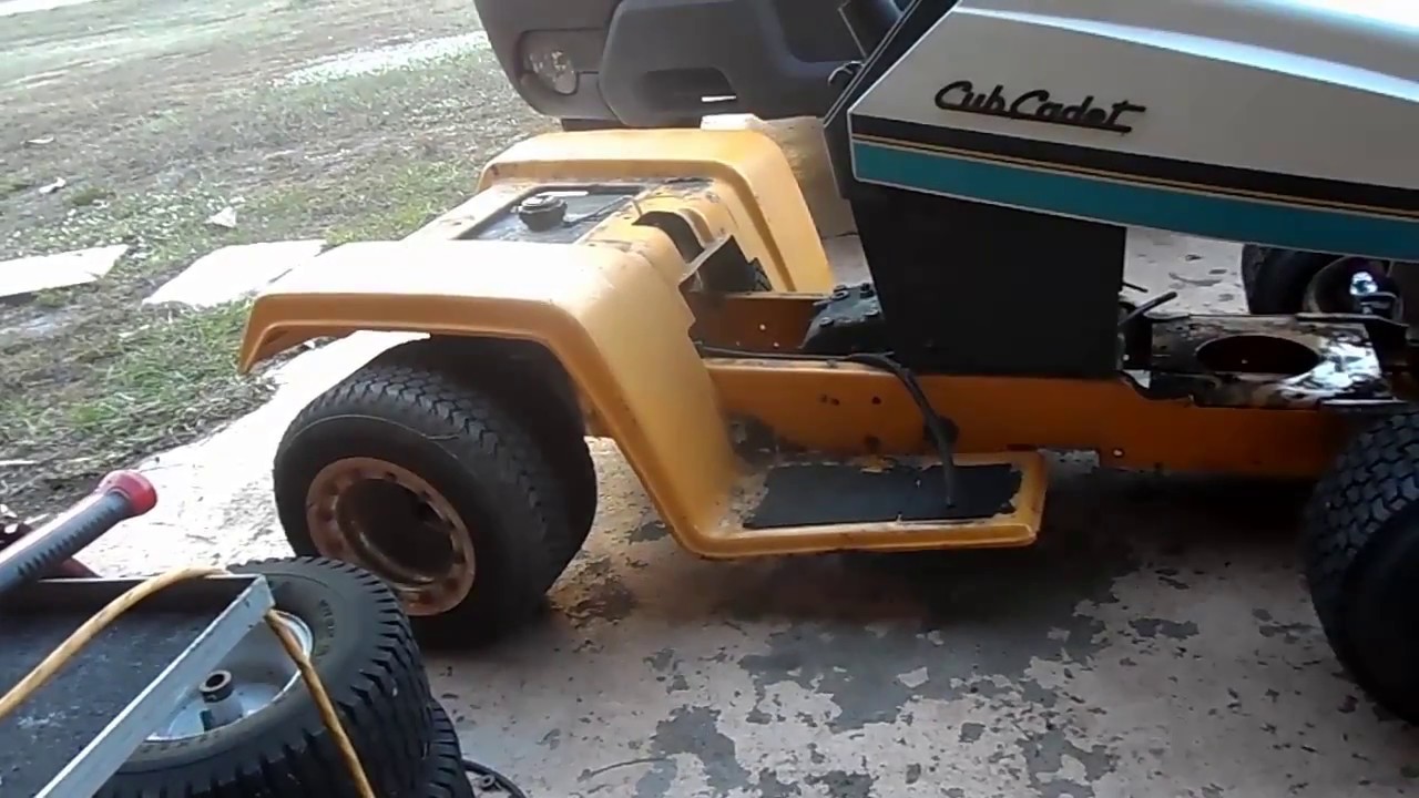 vtwin racing mower build 2 - YouTube