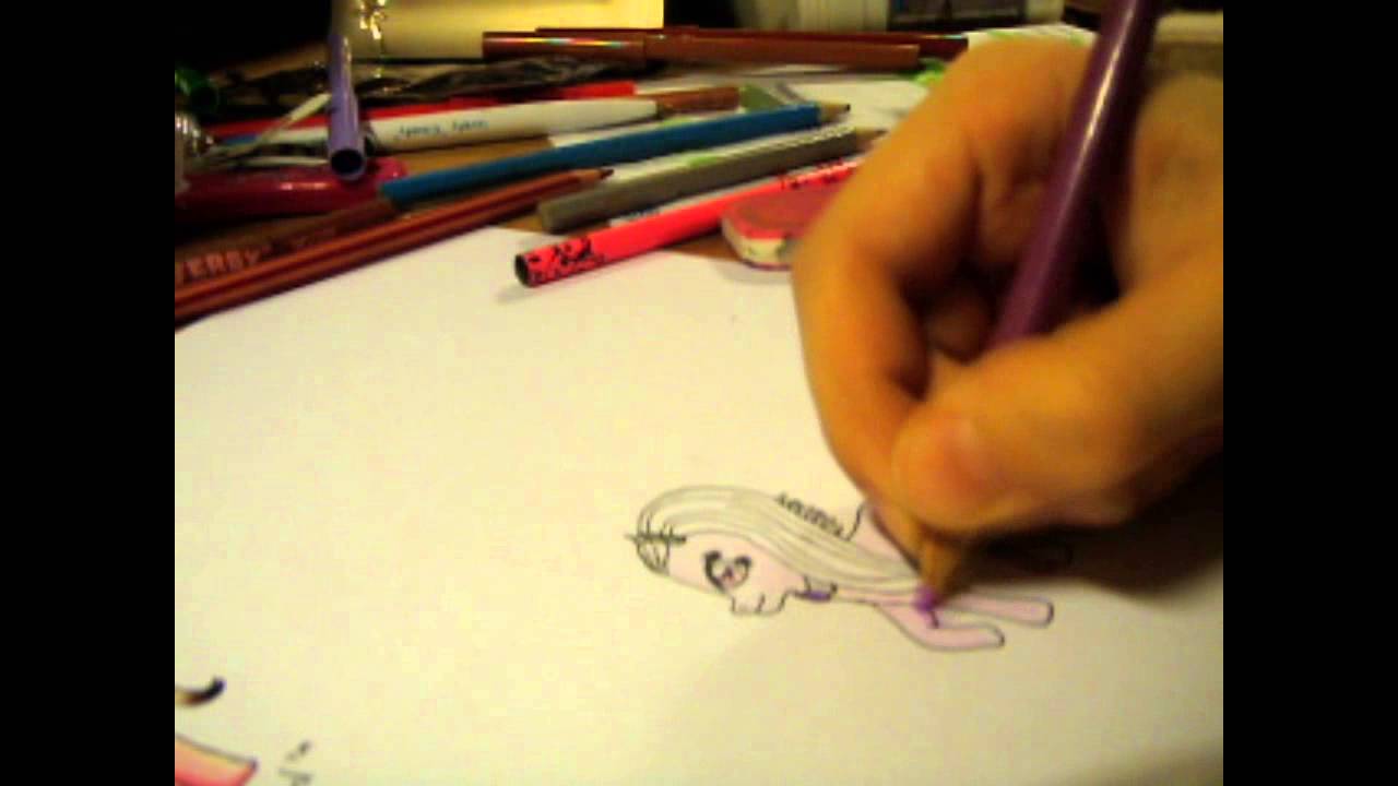 Raven Queen as a Pony!!! (Speed drawing) - YouTube