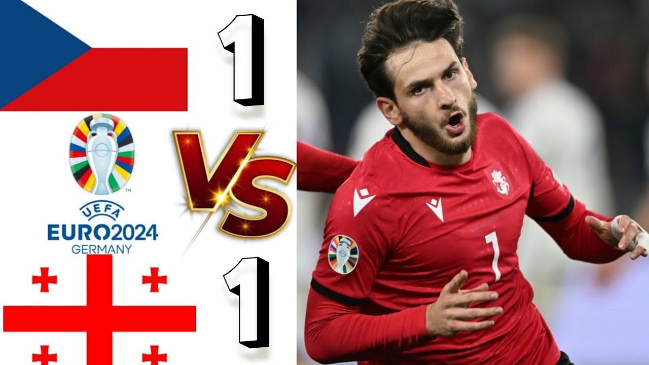Czech Republic Vs Georgia 1-1 UEFA Euro 2024 Germany | Full Highlights ...