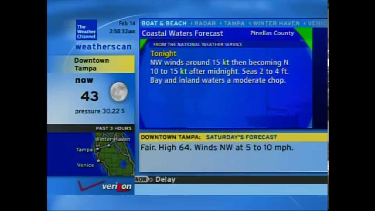 Weatherscan - February 14th, 2015 - YouTube