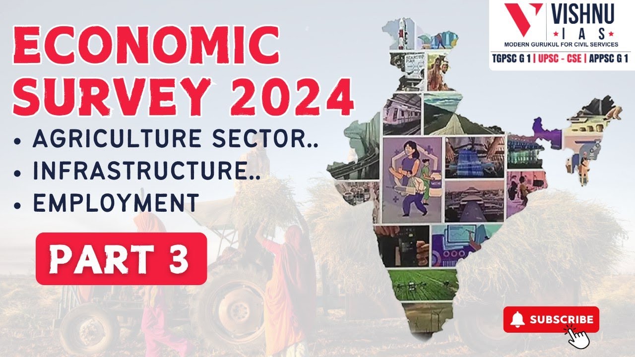 Economic Survey 2024 Part 3 | Agriculture, infrastructure and ...