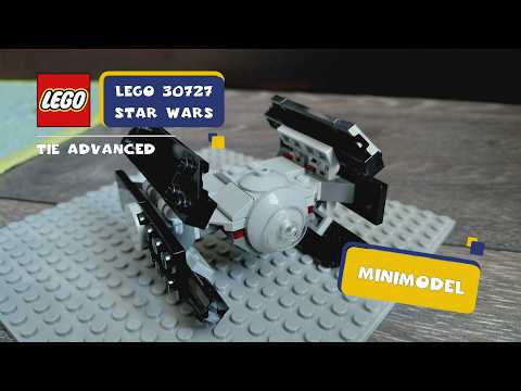 LEGO Star Wars TIE Advanced 🚀 | Set 30727 Minimodel Build