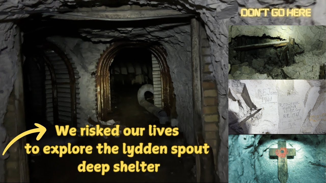 LYDDEN SPOUT DEEP SHELTER EXPLORE with terrifying drops and collapsing ...