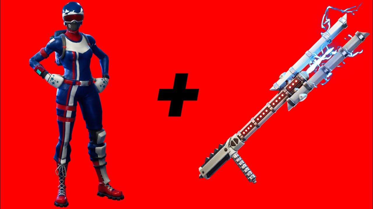 RIOT CONTROL BATON Gameplay in Fortnite + Keyboard Cam - YouTube