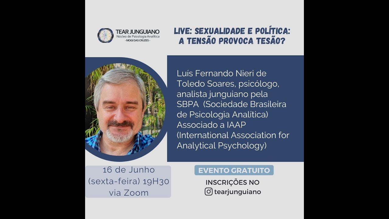Live "Sexualidade e Política: a tensão provoca tesão?", com Luís ...