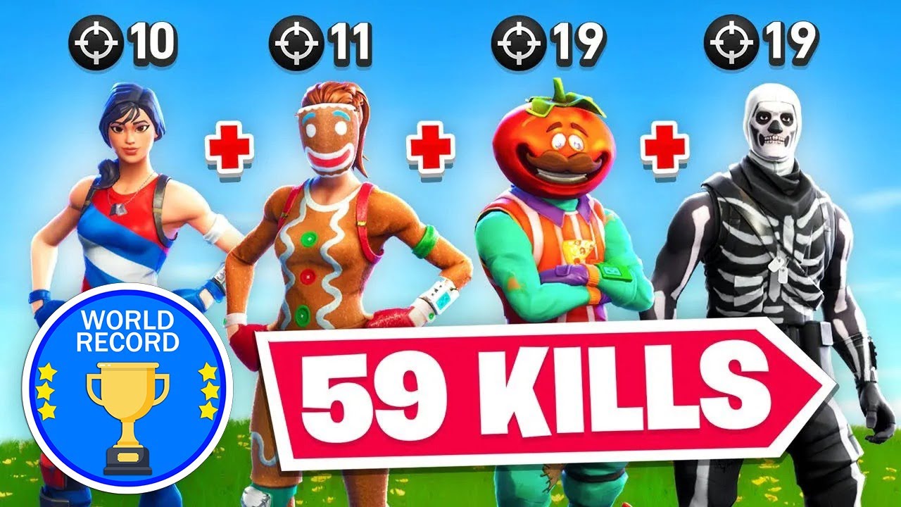 We Got The Fortnite Elimination *WORLD* Record (59) - YouTube