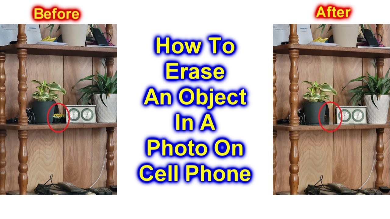 How To Remove Something In A Photo Your Cell Phone YouTube How To Remove Something In A Photo Your Cell Phone YouTube