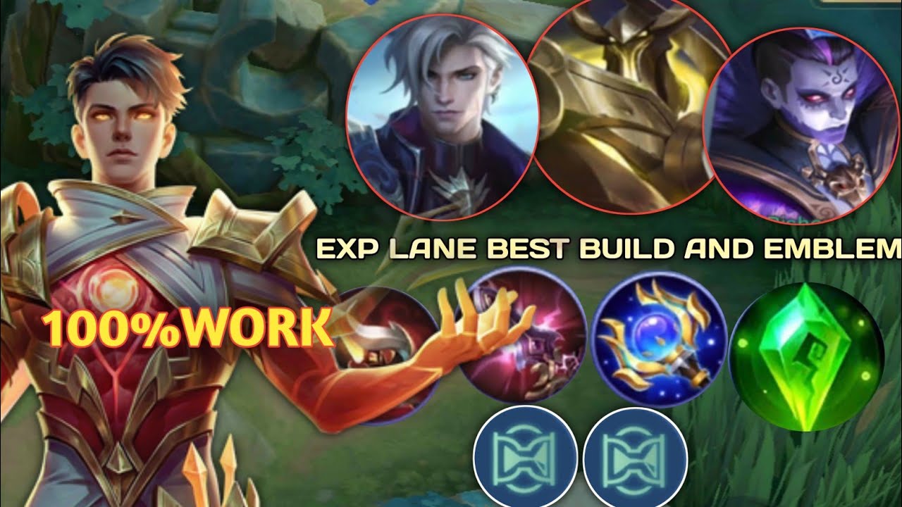 Exp Lane Gusion Best Build And Emblem 2024🔥/ Must Try / Gusion Gameplay ...