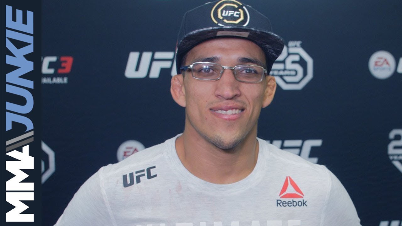 UFC 225: Charles Oliveira post-fight interview - YouTube
