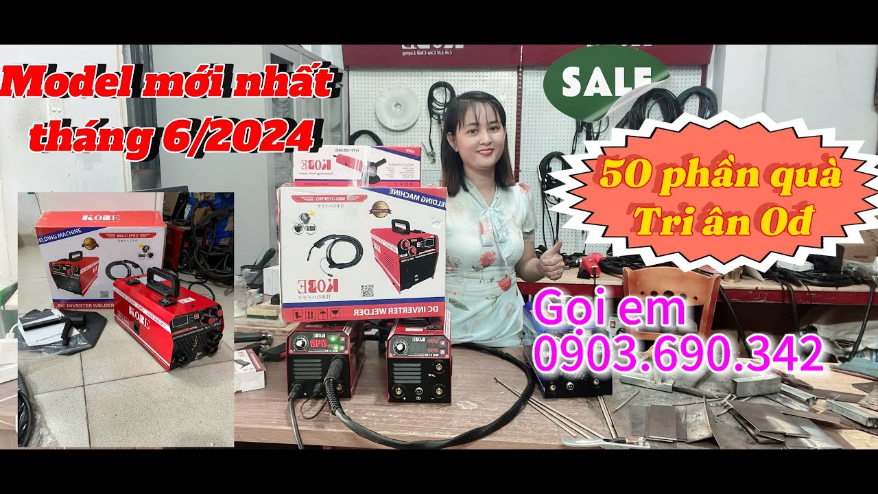 Chào hàng mới MIG KOBE NHẬT Cao Cấp nhất tháng 6/2024 model 315 PRO tri ...